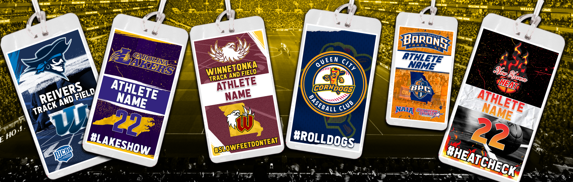 Swag Tags - Custom Team Travel Tags